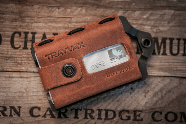 Element Wallet - Black Tobacco Brown | Horween Leather and Metal