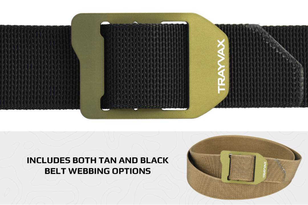 Cinch Designer Belt OD Green | Heavy-Duty Nylon Web Belt | Trayvax