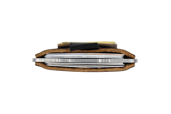 Ascent Wallet | Raw Mississippi Mud | High-Quality Metal and Leather