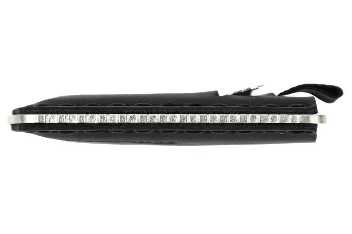 Ascent Wallet | Raw Stealth Black | High-Quality Metal and Leather