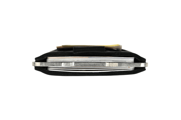 Ascent Wallet | Raw Stealth Black | High-Quality Metal and Leather